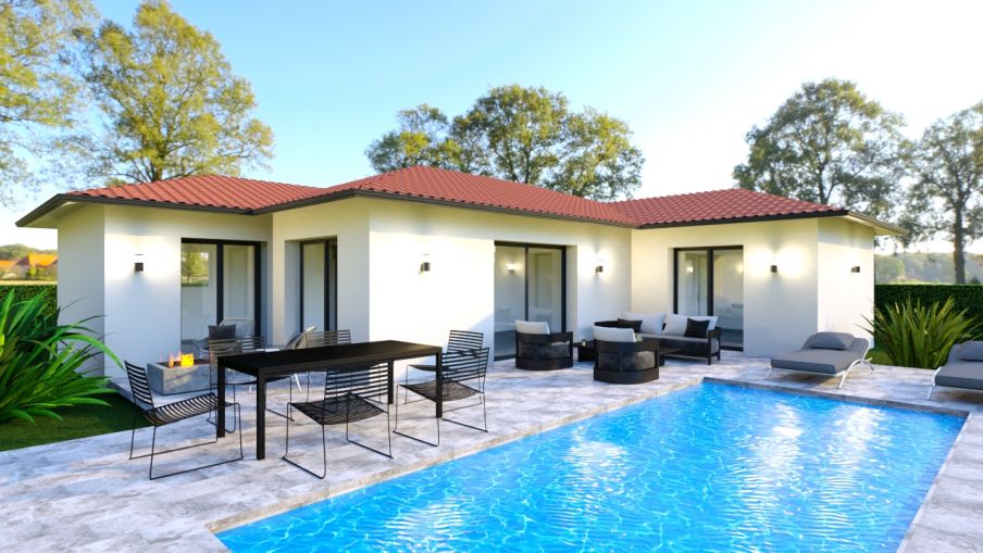 Construction maison contemporaine Parentis-en-Born - Constructeur Biscarrosse (40)